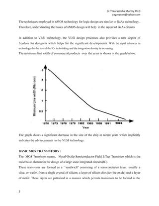 Introduction to VLSI Technology | DOCX