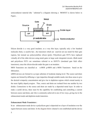 Introduction to VLSI Technology | DOCX