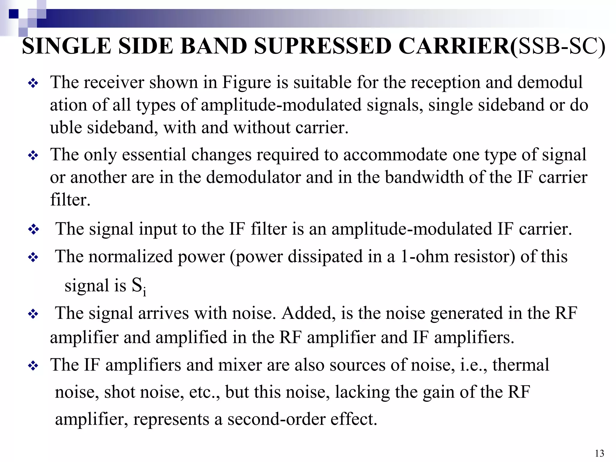 NOISE IN Analog Communication Part-2 AM SYSTEMS.ppt