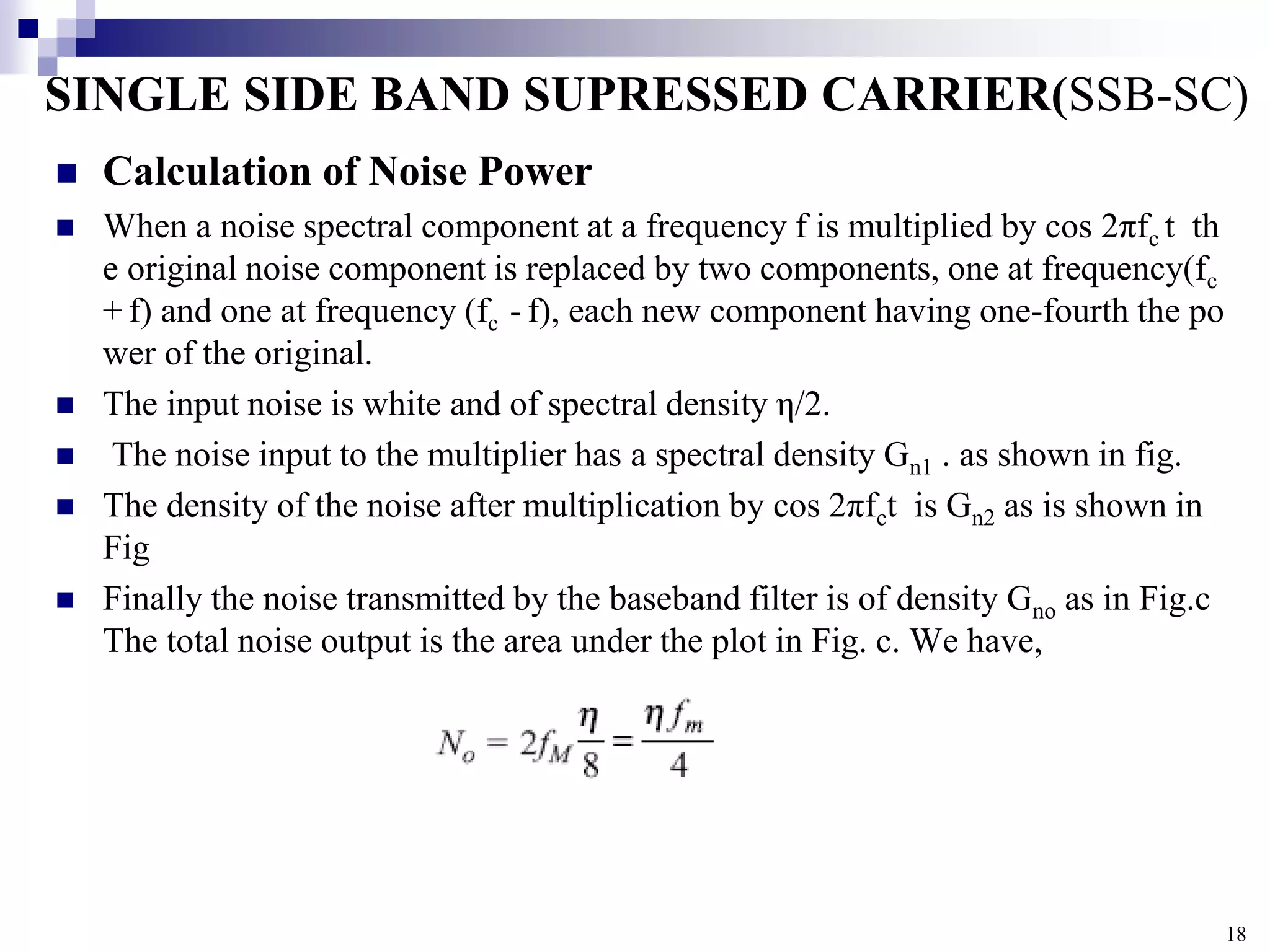 NOISE IN Analog Communication Part-2 AM SYSTEMS.ppt