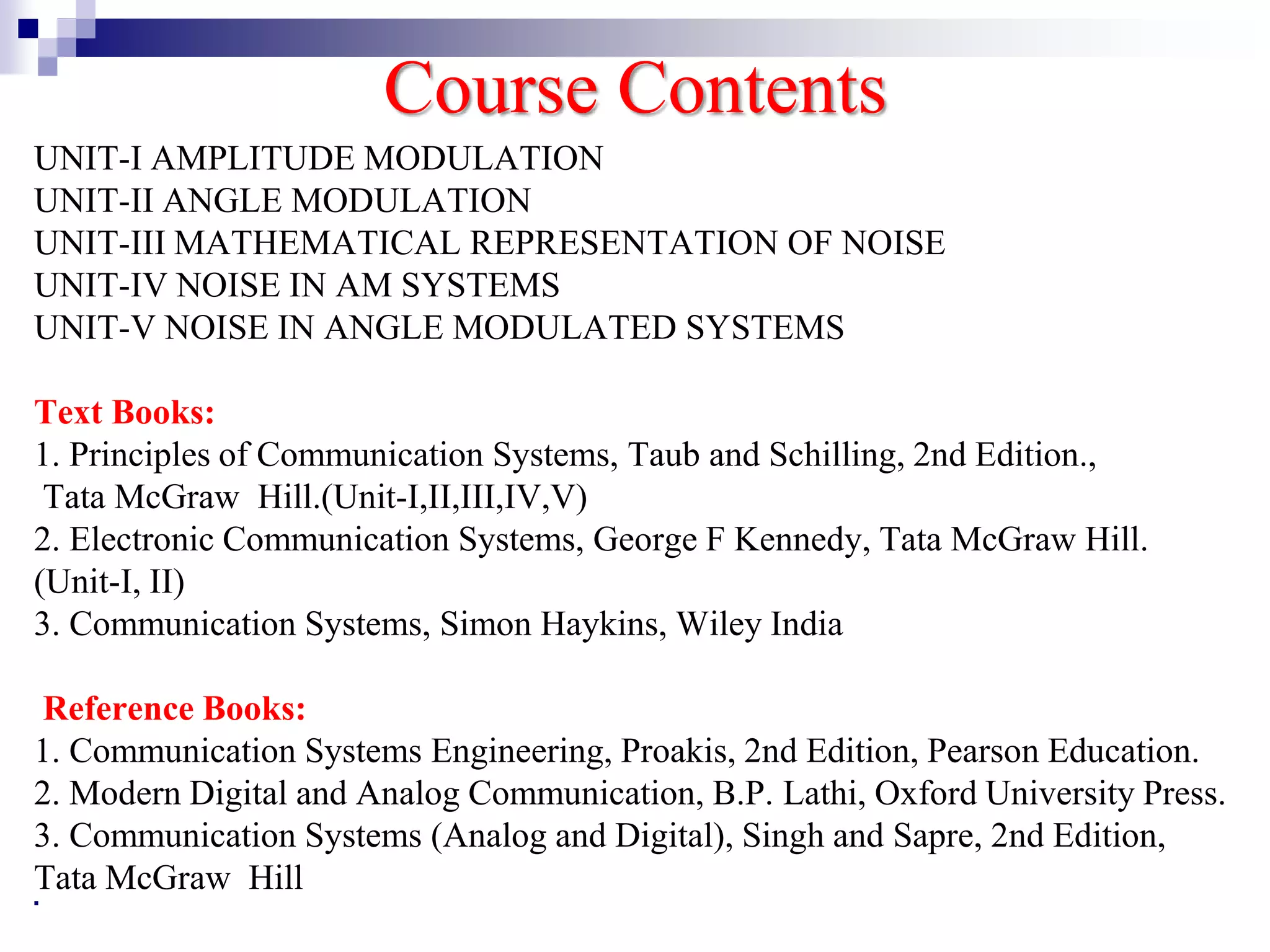 NOISE IN Analog Communication Part-2 AM SYSTEMS.ppt