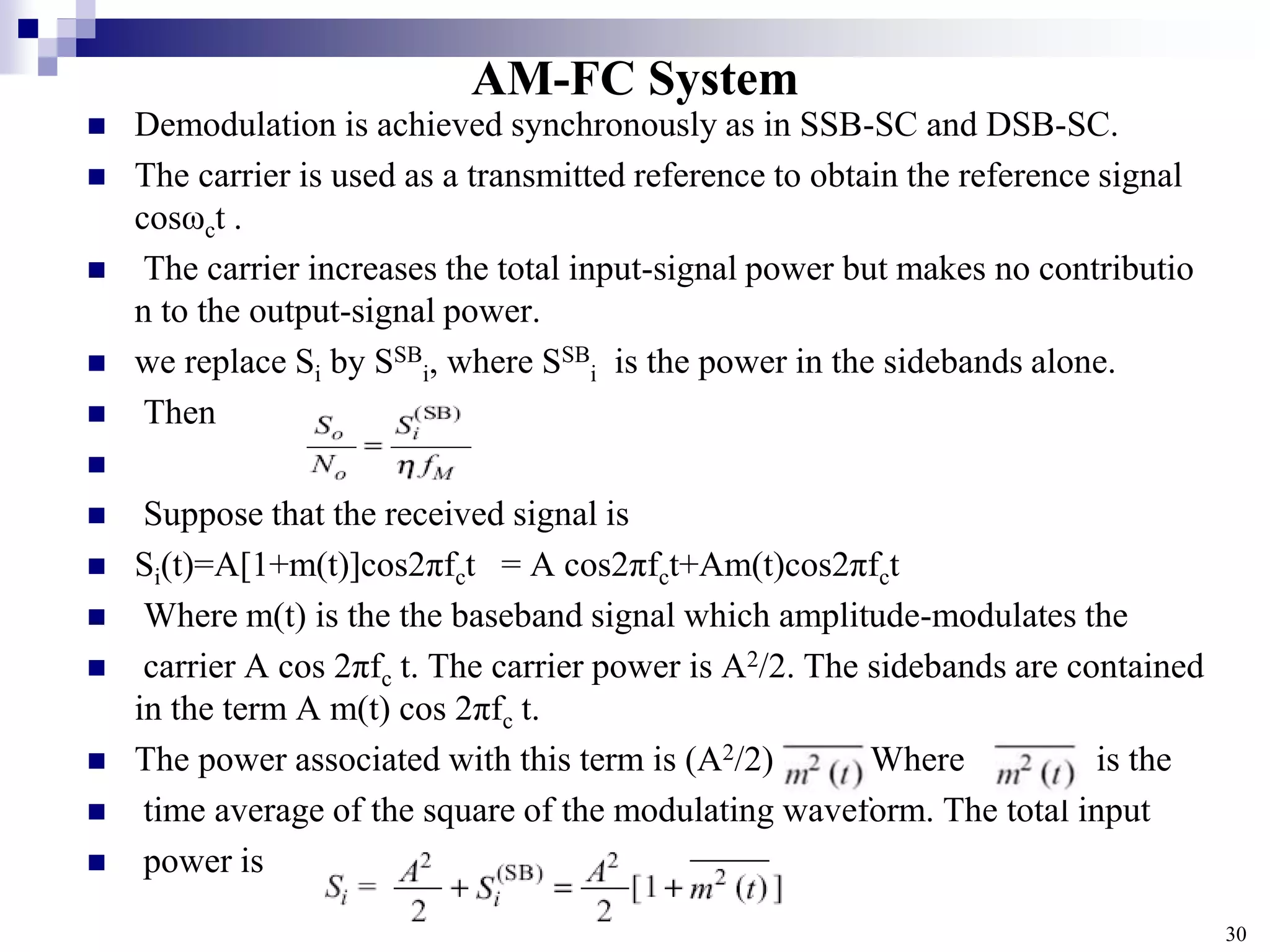 NOISE IN Analog Communication Part-2 AM SYSTEMS.ppt