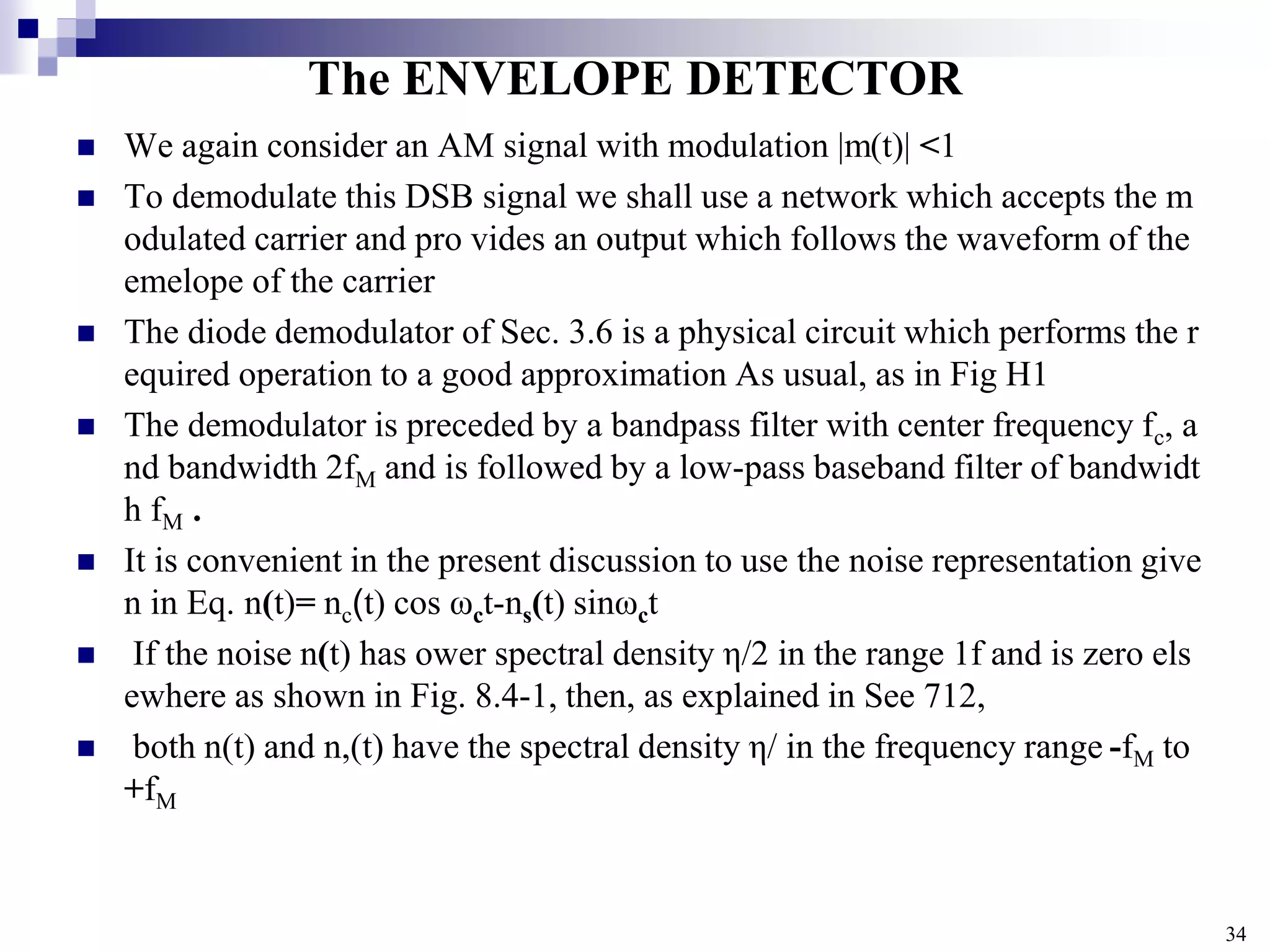 NOISE IN Analog Communication Part-2 AM SYSTEMS.ppt