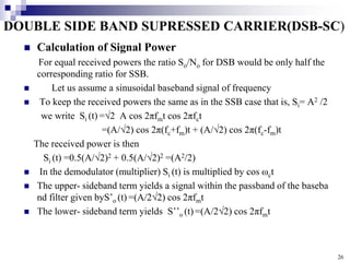 NOISE IN Analog Communication Part-2 AM SYSTEMS.ppt