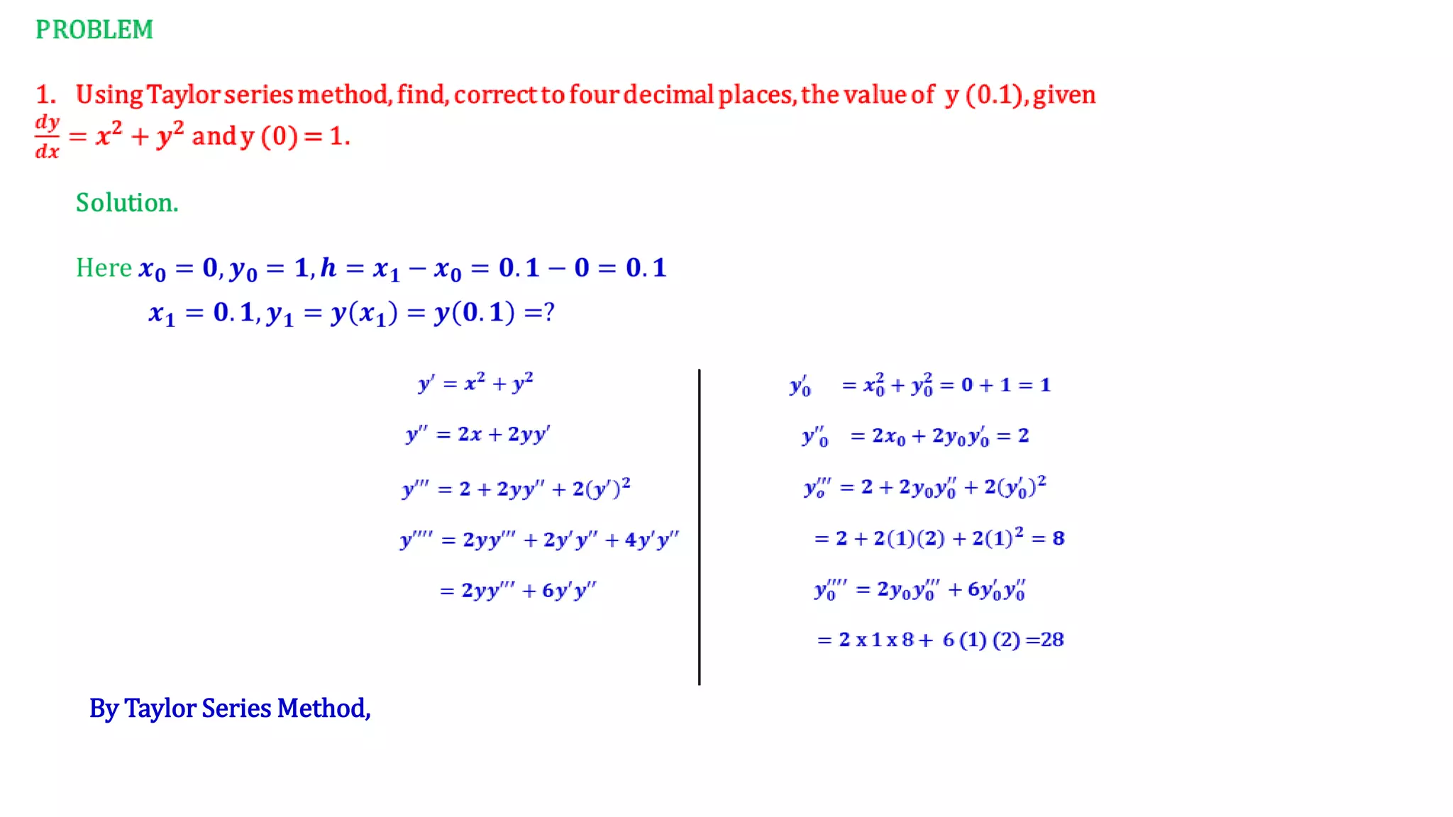 Numerical Solution Of Ordinary Differential Equations Pdf