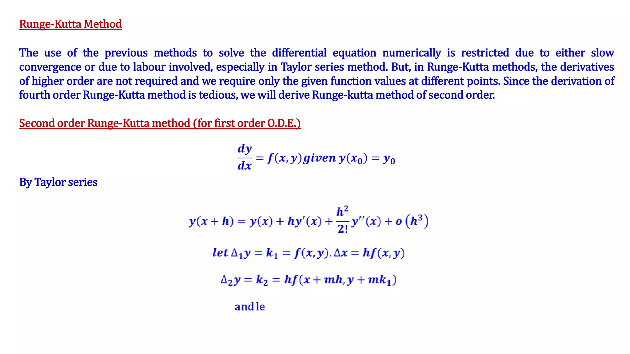 Numerical Solution of Ordinary Differential Equations | PDF