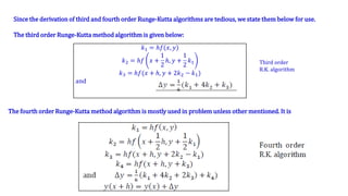 Numerical Solution of Ordinary Differential Equations | PDF