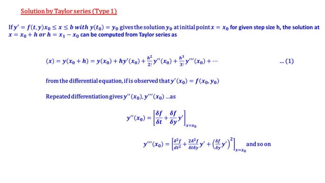 Numerical Solution of Ordinary Differential Equations | PDF