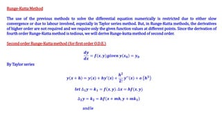 Numerical Solution of Ordinary Differential Equations | PDF