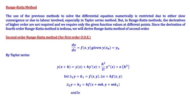 Numerical Solution of Ordinary Differential Equations | PDF