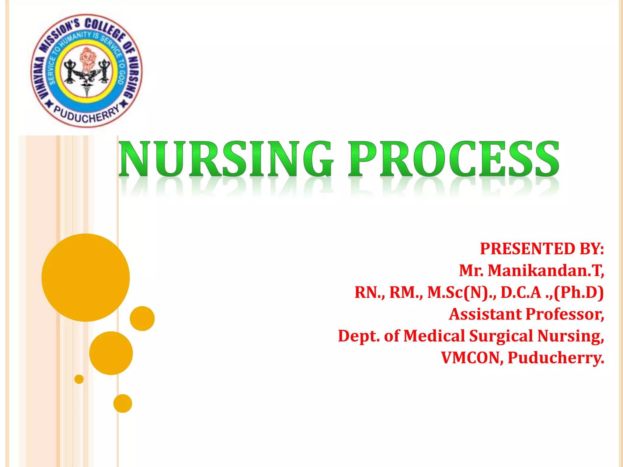 NURSING PROCESS | PPTX