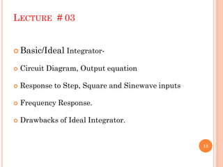UNIT-V_Op-Amp Applications_Final sppu university | PDF