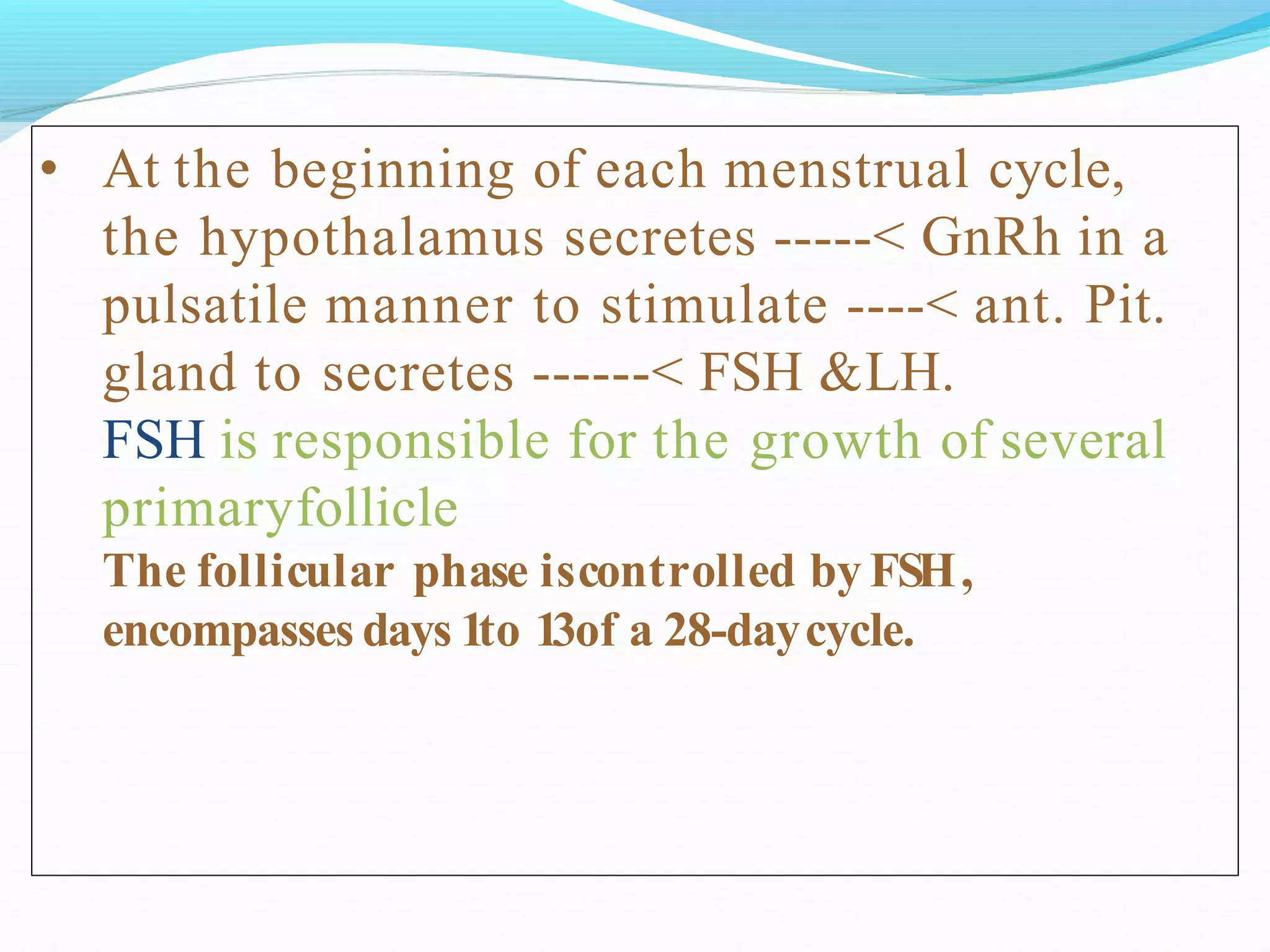 Unit v physiology of mensturation | PPTX