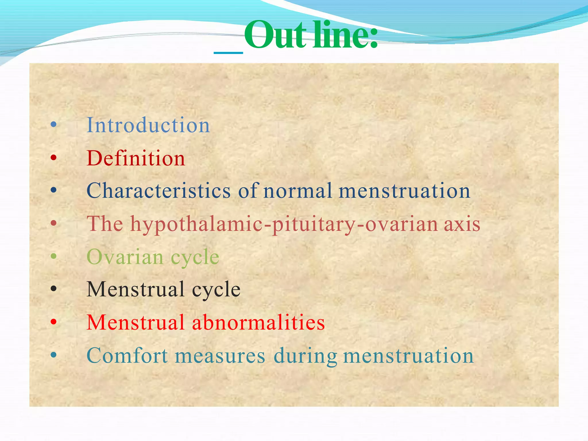 Unit v physiology of mensturation | PPTX