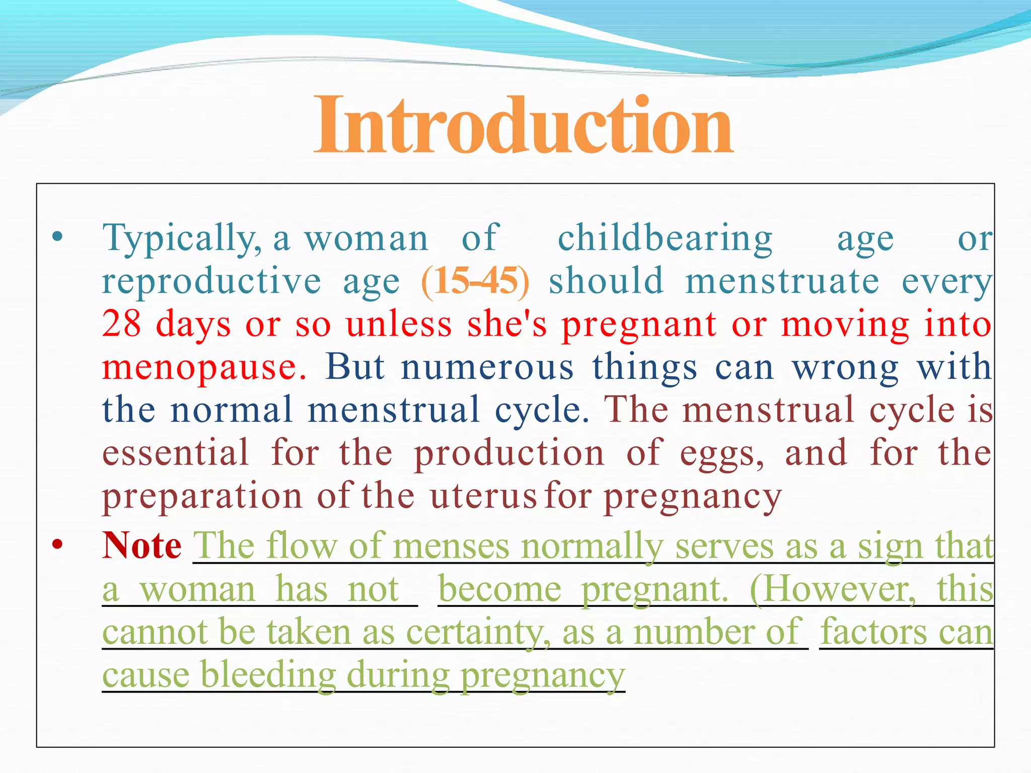 Unit v physiology of mensturation | PPTX