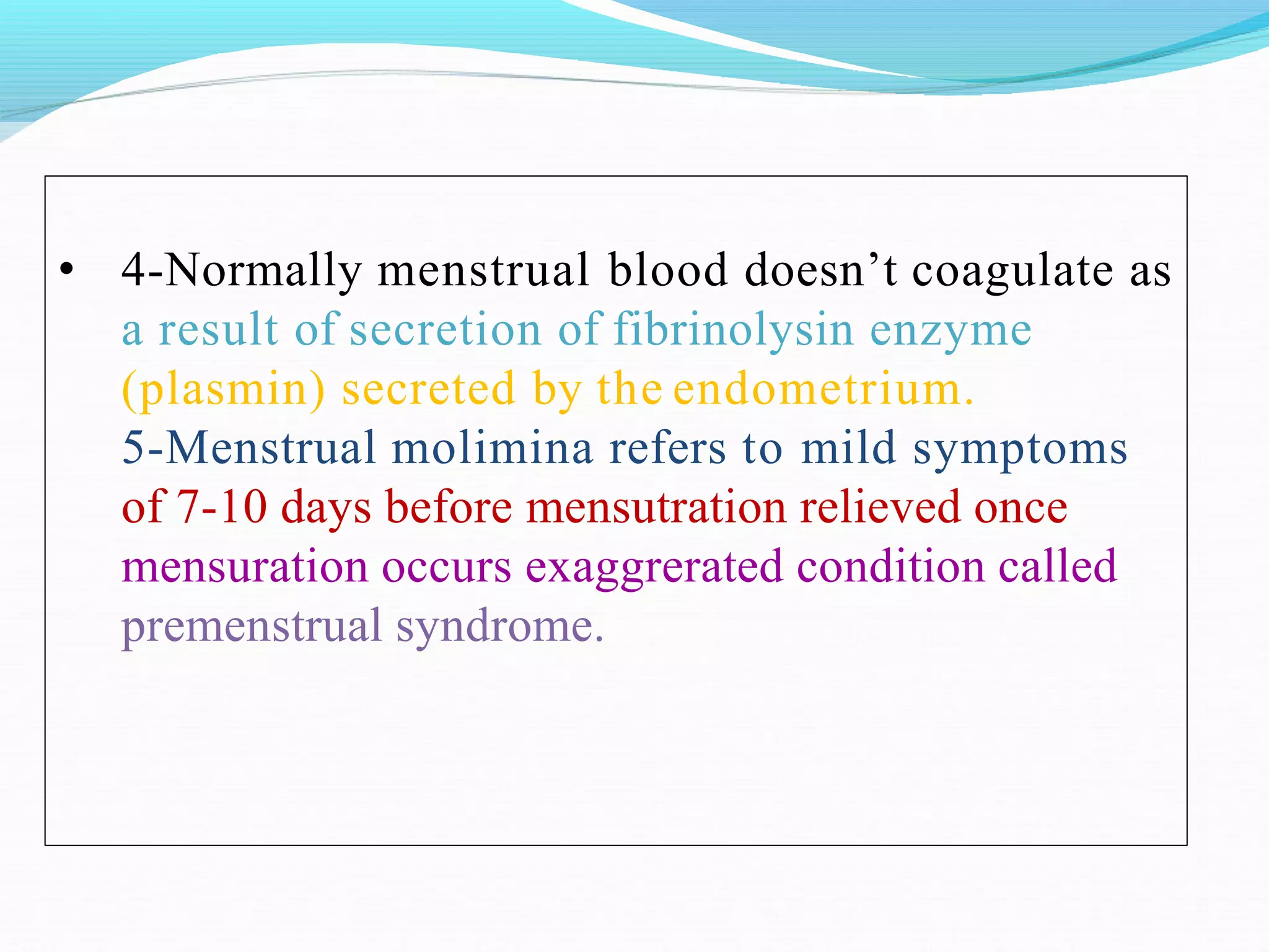 Unit v physiology of mensturation | PPTX