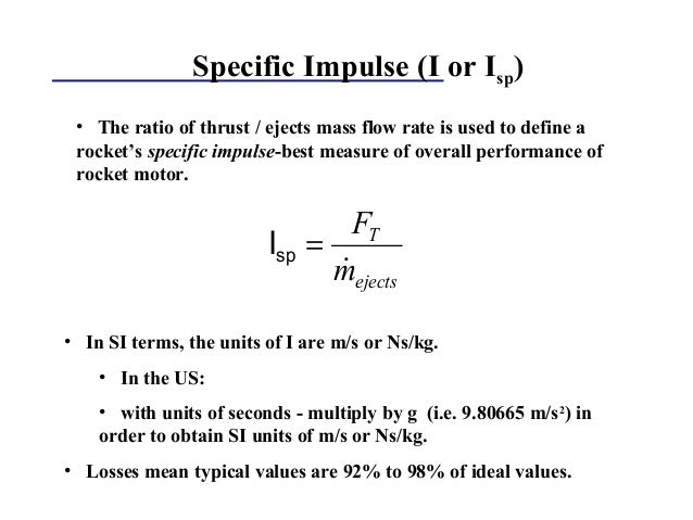 UNIT - V ROCKET PROPULSION