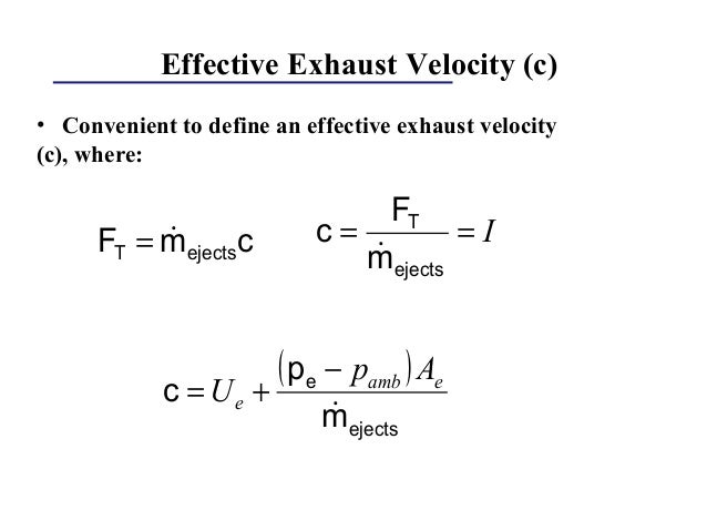 UNIT - V ROCKET PROPULSION