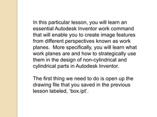 Unit Work Planes | PPT