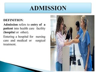 Unit-XI process of hoppitalization (1).pptx nusing | PPTX | First Aid ...