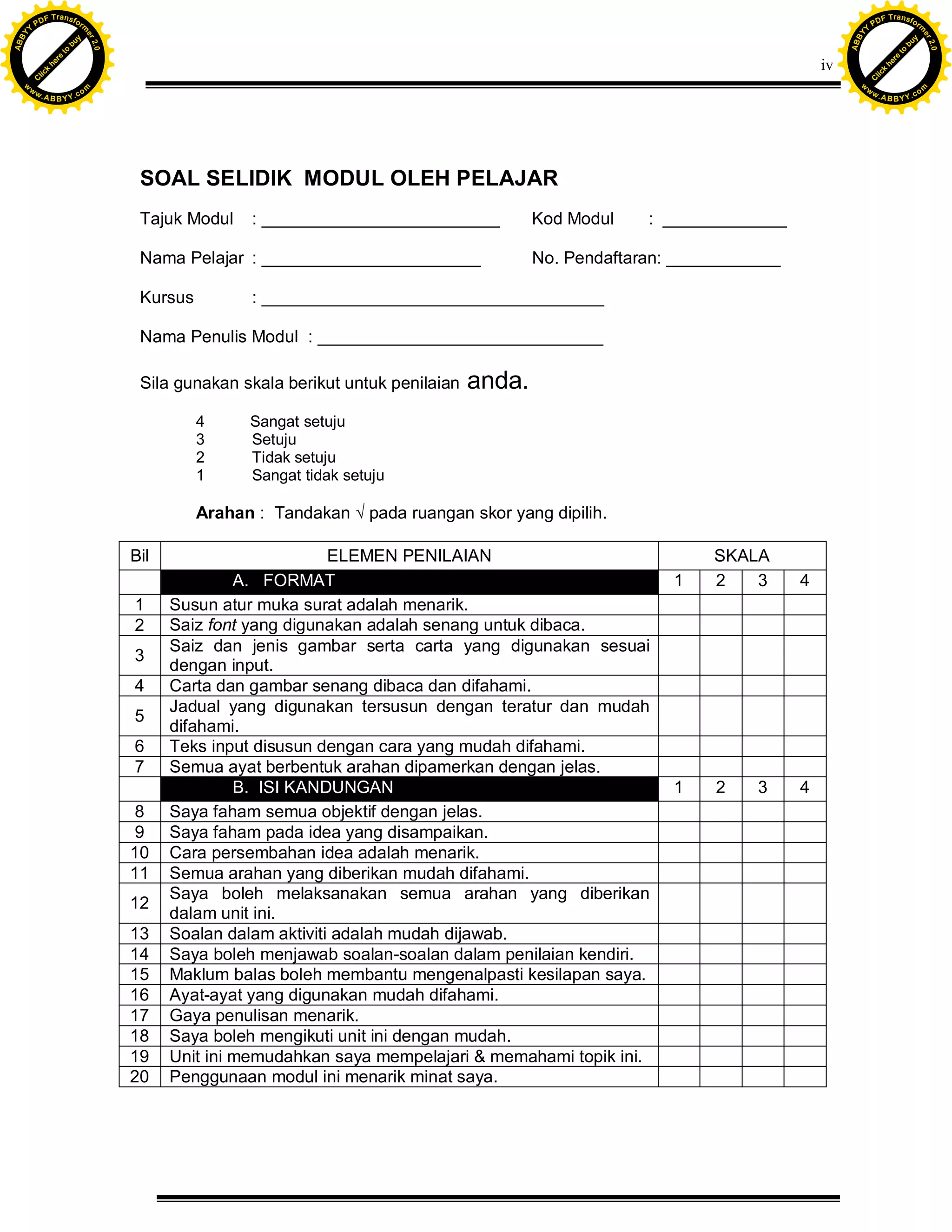 Unit 0: Pengenalan | PDF