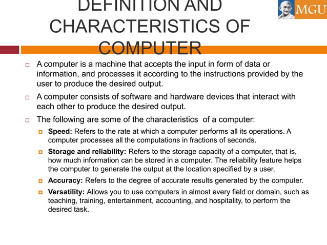 Computer Applications In Business by Mahatma Gandhi University | PPSX ...