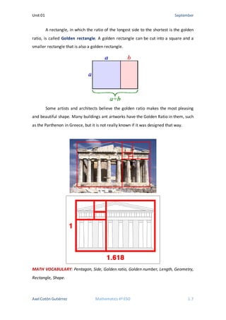 4 ESO Academics - Unit 01 - Real Numbers and Percentages | PDF