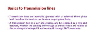 Unit 01. Performance of Transmission Lines.pptx