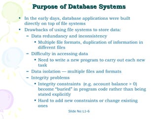 Introduction to Database Management Systems | PPT