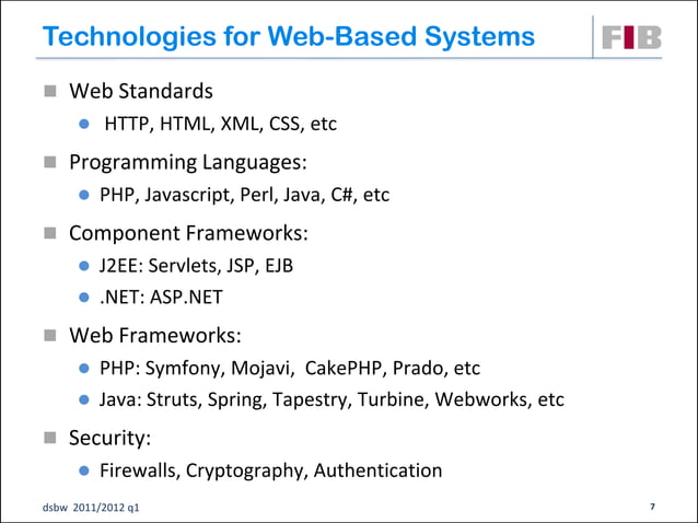 Unit 01 - Introduction | PDF | Web Development | Internet