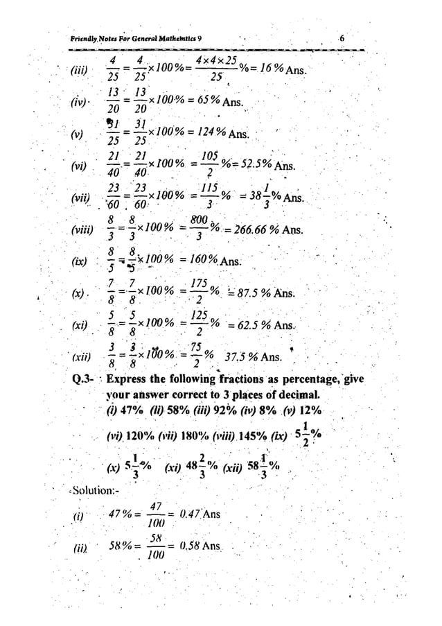 Unit01 percentage-ratio-and-proportion | PDF