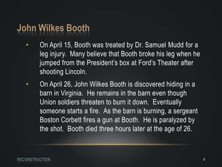 Unit 01 reconstruction | PPTX