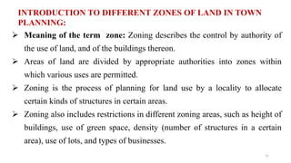 Town Planning and Legal Aspects in Civil | PPTX