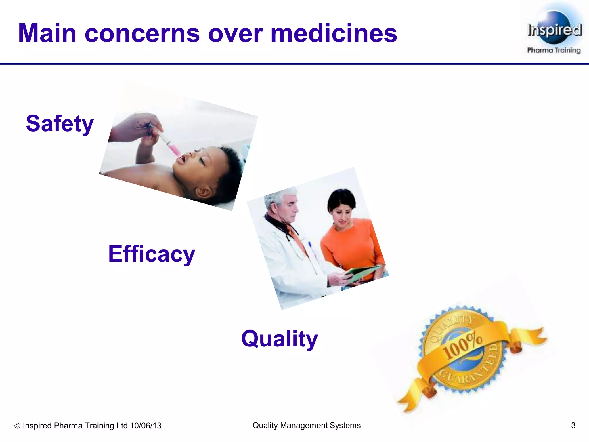 Pharmaceutical principles of QA, GMP and QC | PPTX