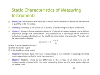 Lecture on basic concepts of measurements systems | PPT | Physics | Science