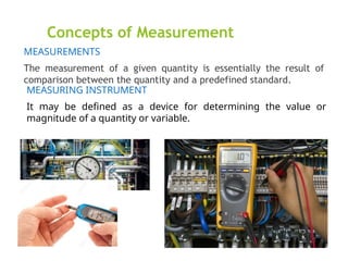Lecture on basic concepts of measurements systems | PPT | Physics | Science