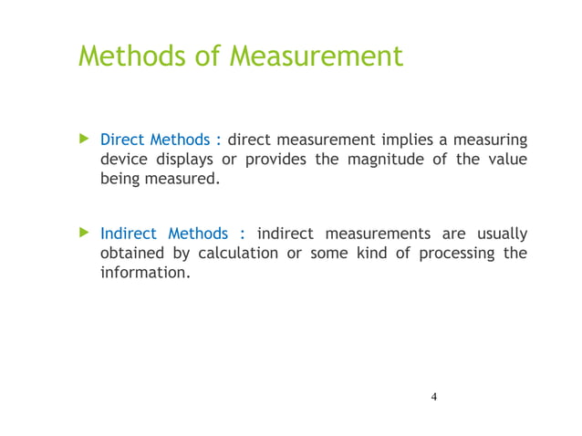 Lecture on basic concepts of measurements systems | PPT | Physics | Science