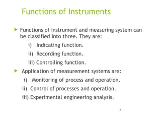 Lecture on basic concepts of measurements systems | PPT | Physics | Science
