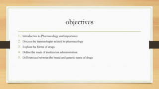 Unit 01 Pharma Terminology for nurs.pptx