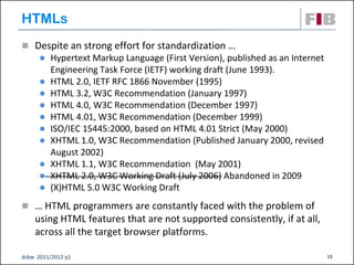 Unit 02: Web Technologies (1/2) | PDF