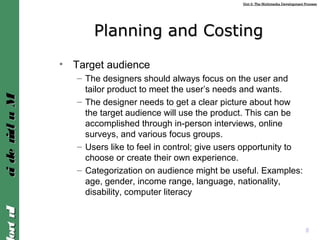Multimedia development process | PPT