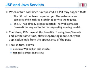 Unit 02: Web Technologies (2/2) | PDF