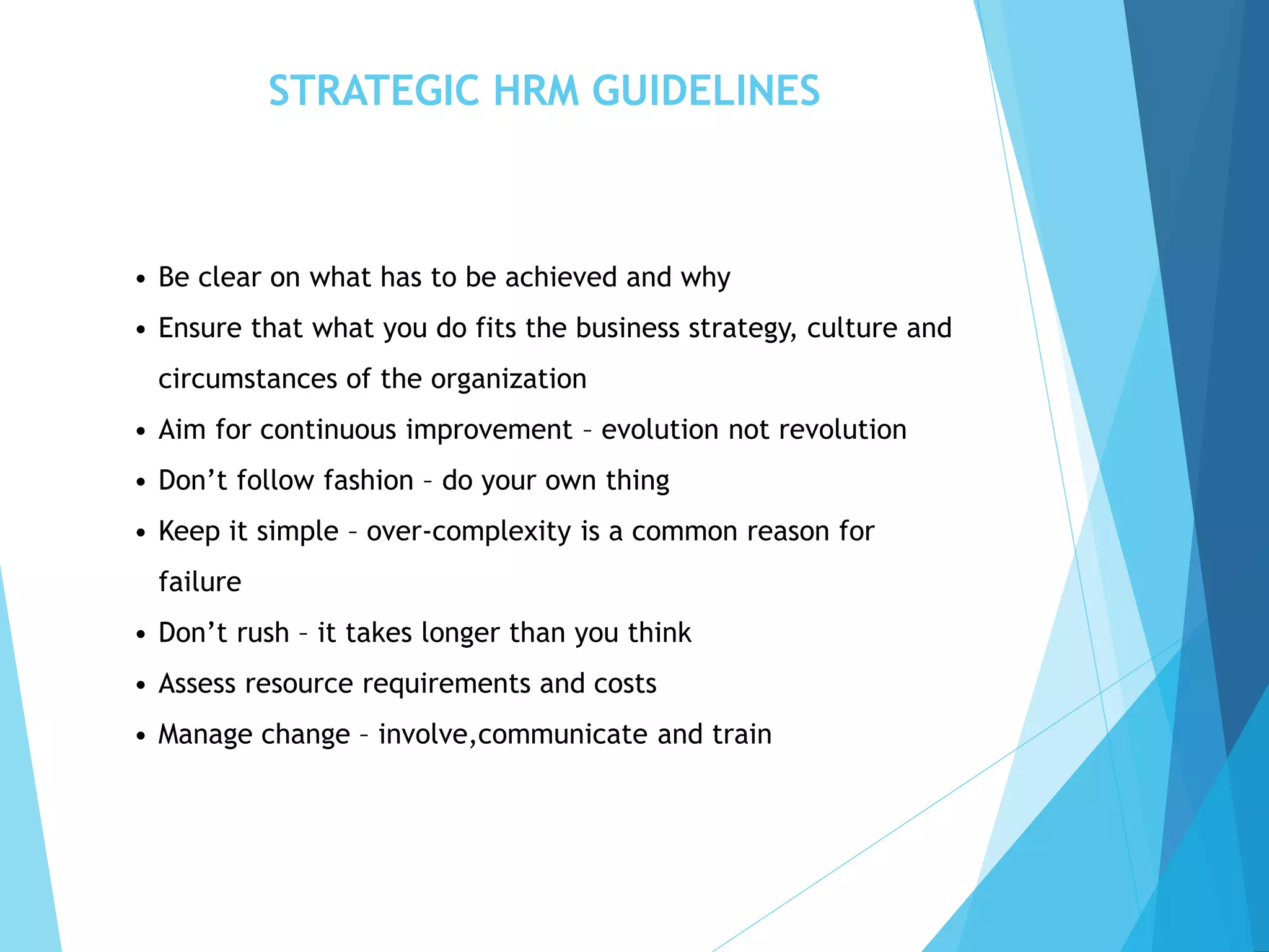 Strategic Human Resource Management | PDF