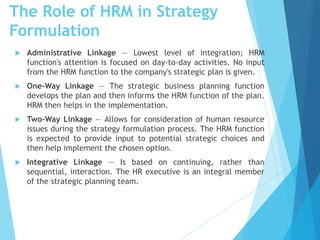 Strategic Human Resource Management | PDF