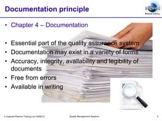 Unit 02 chapter 05 documentation systems documents and record keeping | PPT