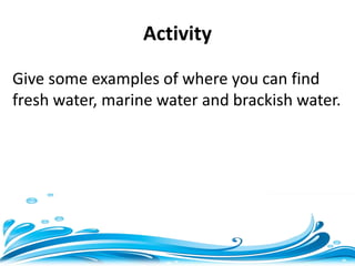 Unit 03 part 02 water | PPTX