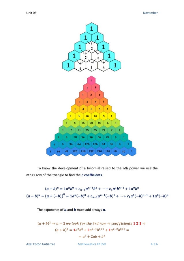 4 ESO Academics - UNIT 03 - POLYNOMIALS. ALGEBRAIC FRACTIONS | PDF