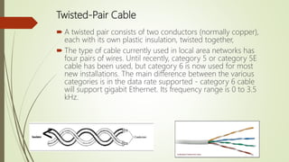UNIT -03 Transmission Media and Connecting Devices | PPT