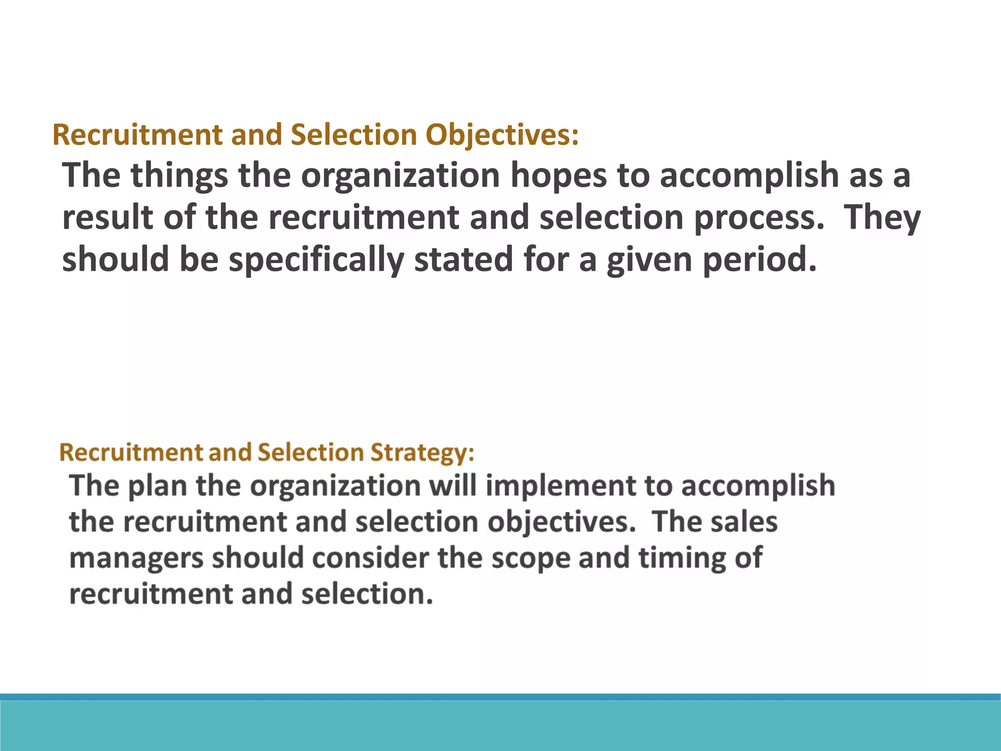 Staffing: Recruitment and Selection | PDF