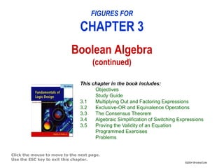 boolean algebra(continued) | PPT